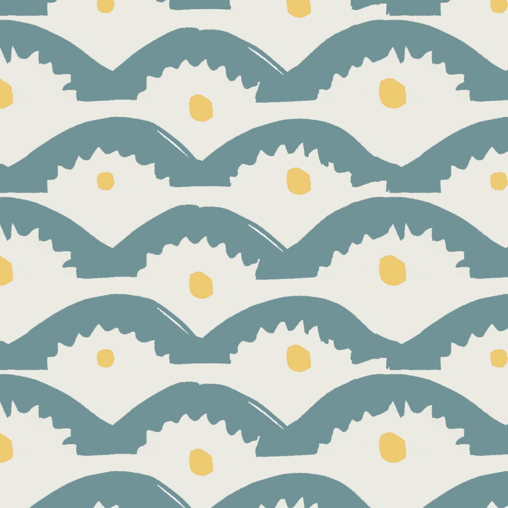 Wiggly Squiggly ~ Blue and Yellow – Annika Reed Studio